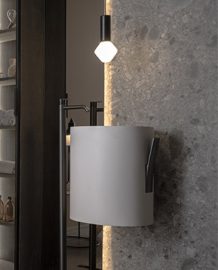 Facett40 top/wall mounted basin – Inbani