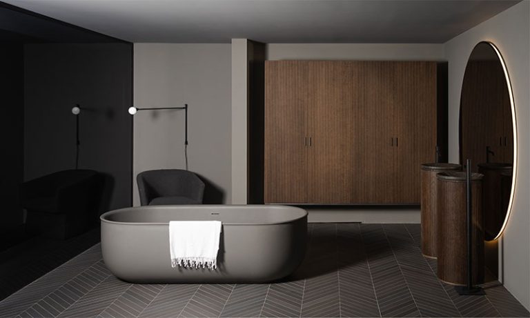 GrateRound88 freestanding washbasin – Inbani