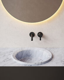 Facett40 top/wall mounted basin – Inbani